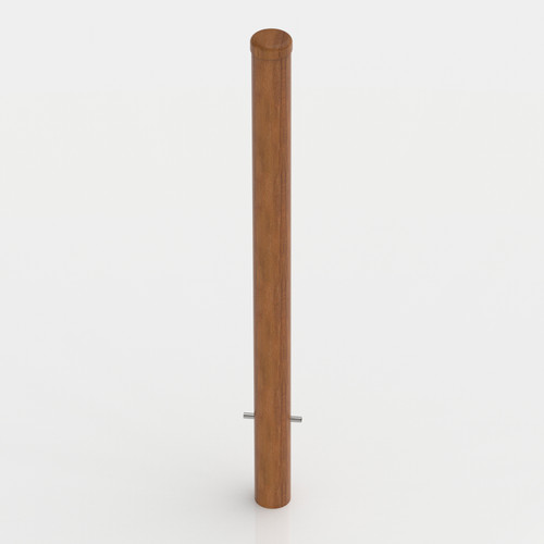 Bollard In-Ground 90mm x 1200mm - Timber Look - Safety Xpress