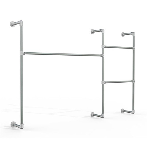 Ezyrail Industrial Clothes Rack - 3M Unit - Safety Xpress