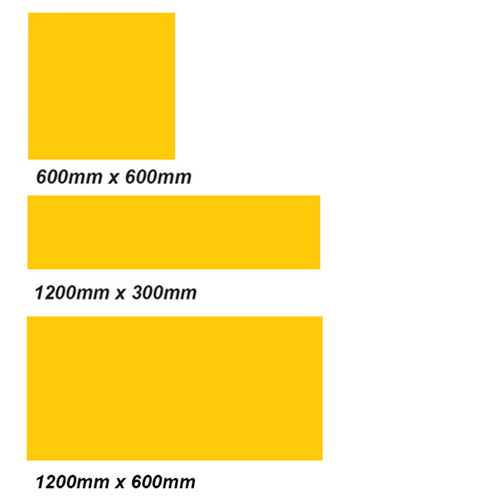 Blank Sign - Yellow - 3 Sizes - Corflute | Safety Xpress