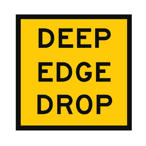 Deep Edge Drop - (600mmx600mm) - Corflute | Safety Xpress
