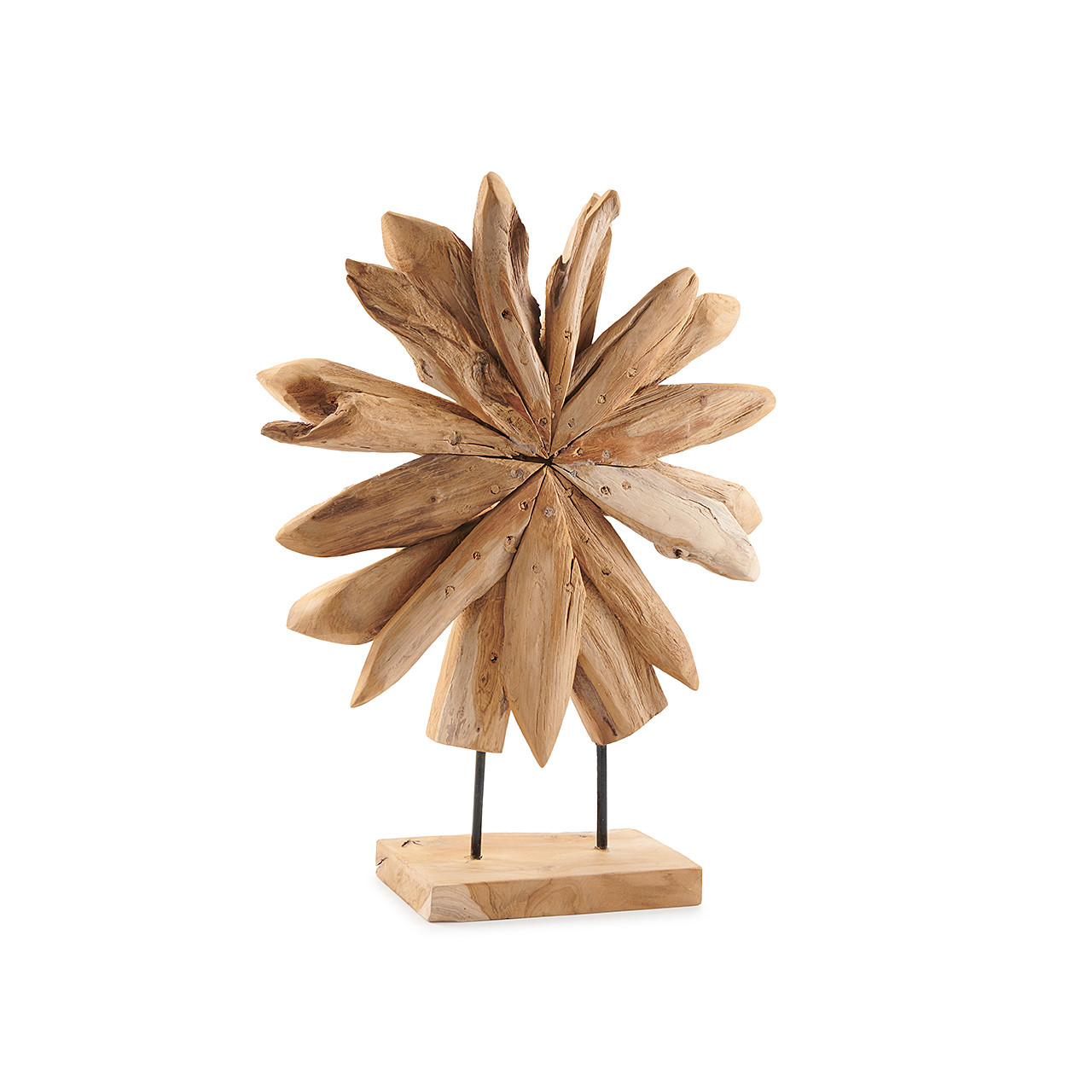 Teak Garden Classics Teak Root 11 in. Sq. Stool/Side Table - Fortunoff ...