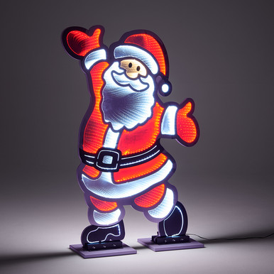 In-Store Only - 47 in. Infinity Light Santa - Fortunoff Backyard Store