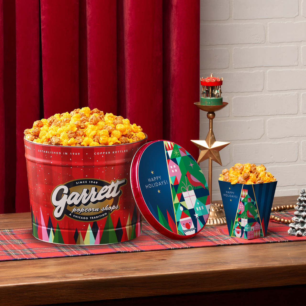 Holiday Popcorn Gifts & Christmas Popcorn Tins | Garrett Popcorn Shops