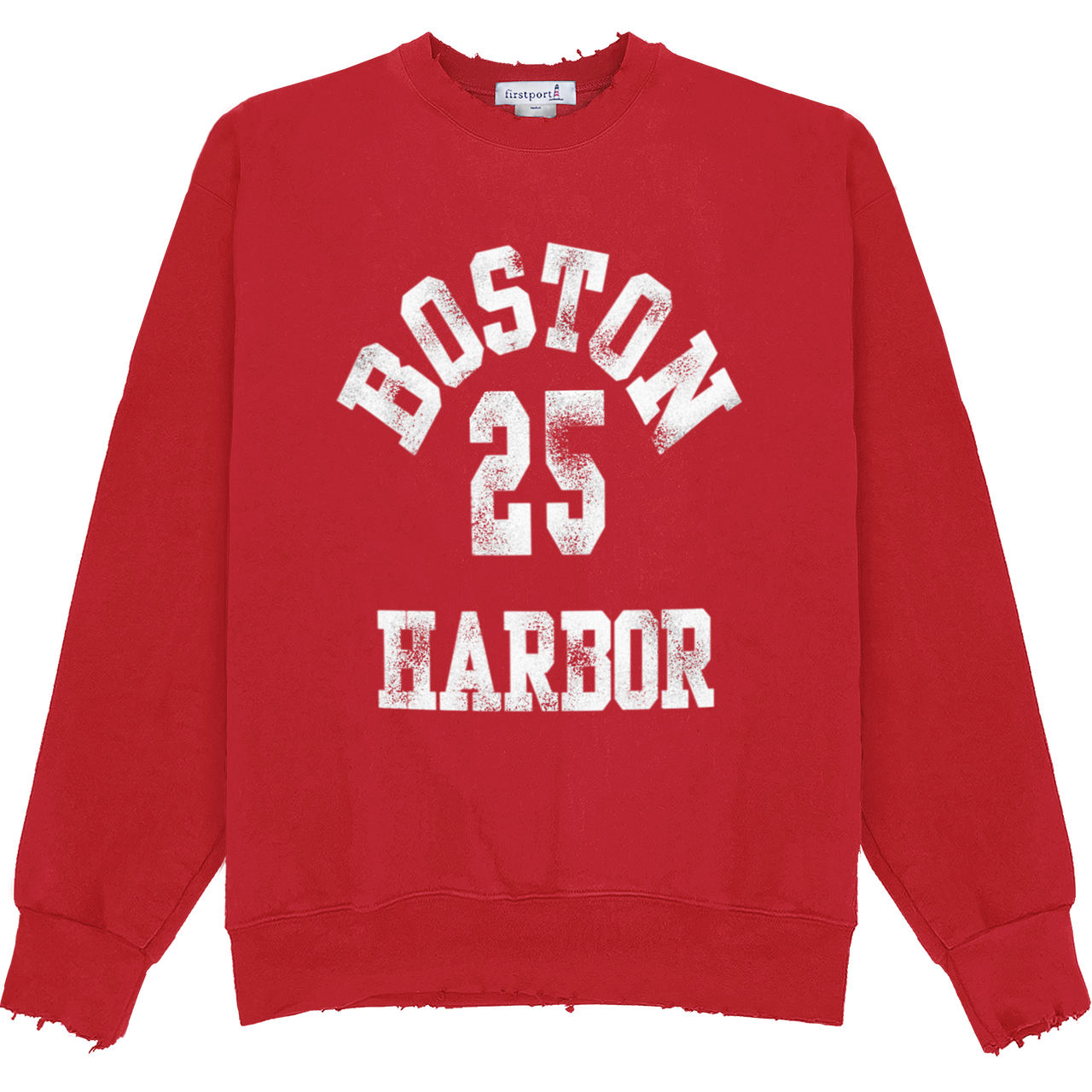 Boston Harbor Crewneck - Red - firstport