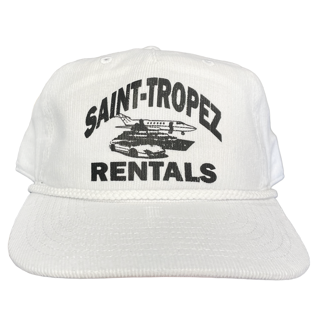 St Tropez Rentals 5 Panel Hat - White - firstport