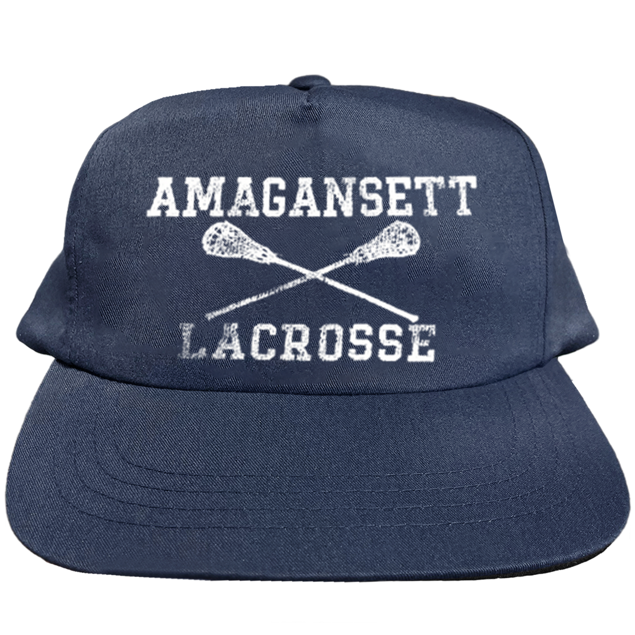 Amagansett Lacrosse 5 Panel Hat - Navy - firstport