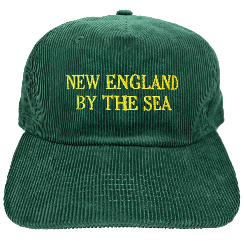 New England By the Sea Corduroy Hat - Forest Green - firstport