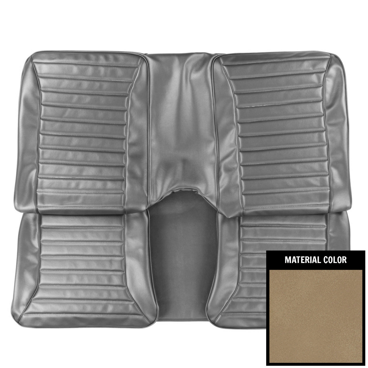 1971-75 Pontiac Firebird Hardtop Standard Sandalwood Rear Bench Seat ...