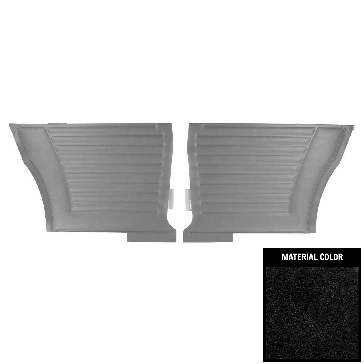 1964 Pontiac GTO, LeMans; Hardtop; Rear Side Panels; Black - Parts ...