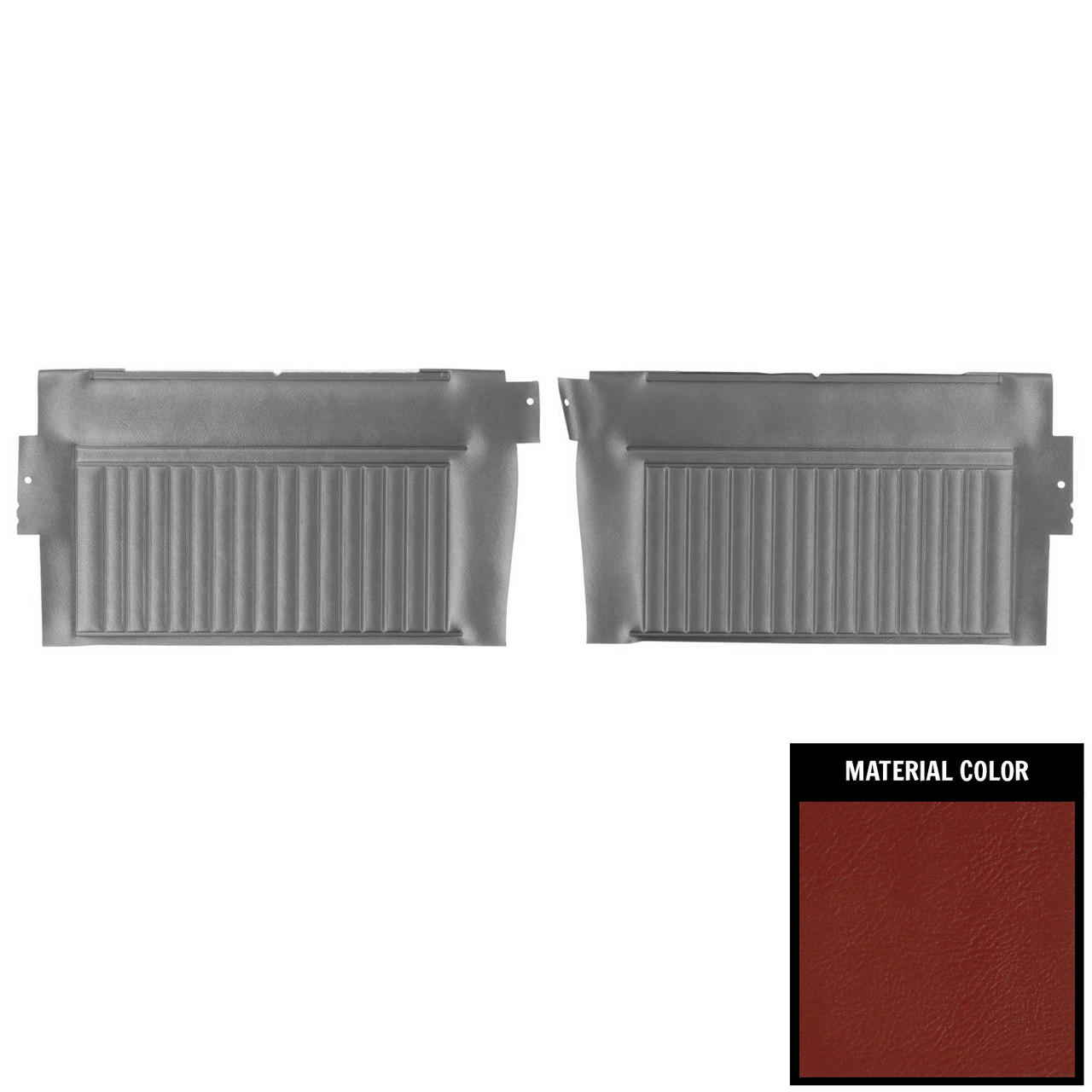 1966 Pontiac GTO, LeMans; Convertible; Rear Side Panels; Red - Parts ...