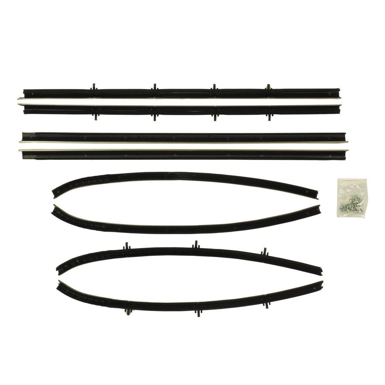 1970 Oldsmobile Cutlass; 2 Door Sedan; 8-Piece Window Felt Kit ...
