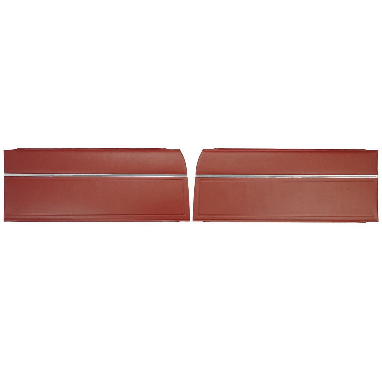 1965 Chevy II, Nova; Front Door Panels; Red - Parts Unlimited Interiors ...