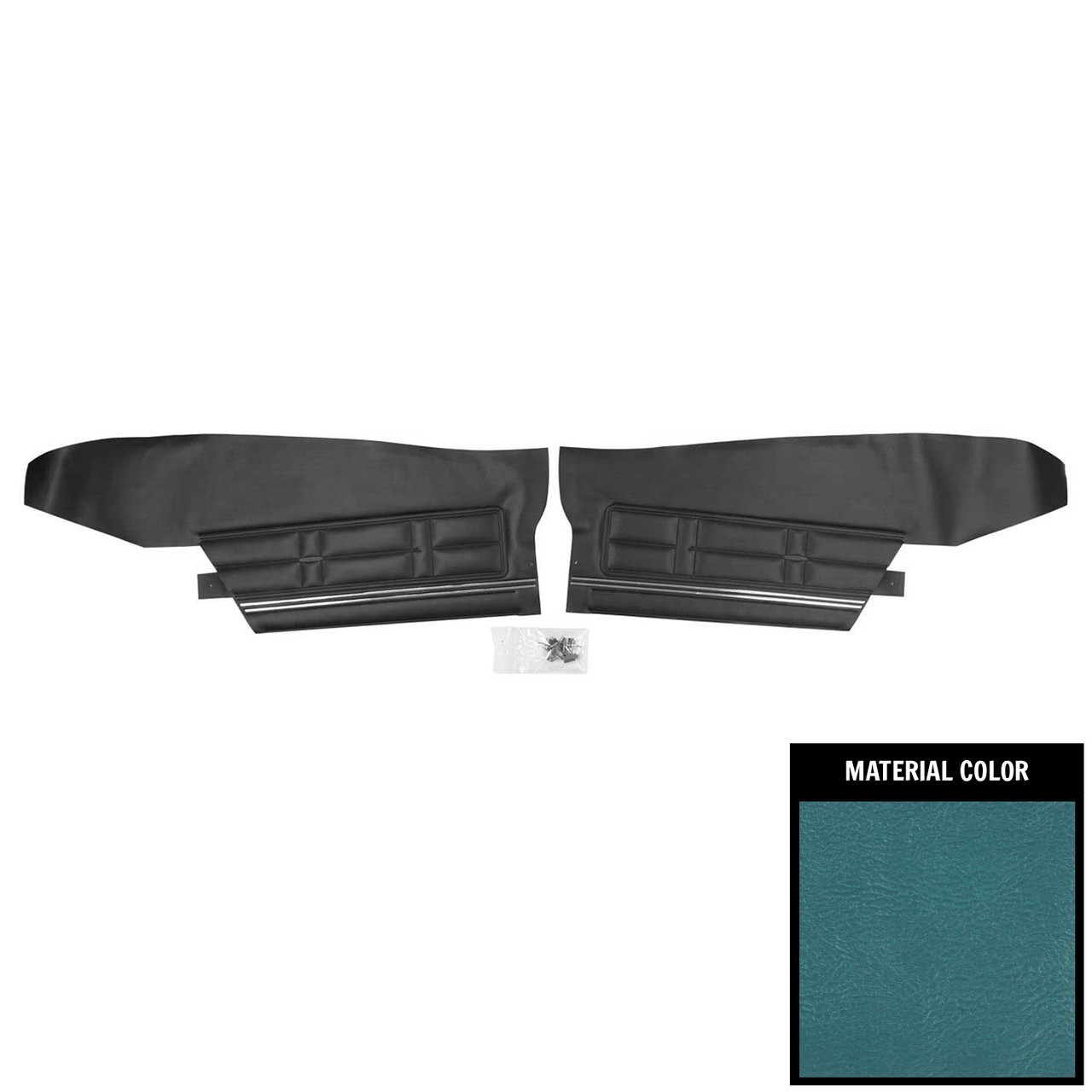 1967 Impala; Hardtop; Rear Side Panels; Bright Blue - Parts Unlimited ...