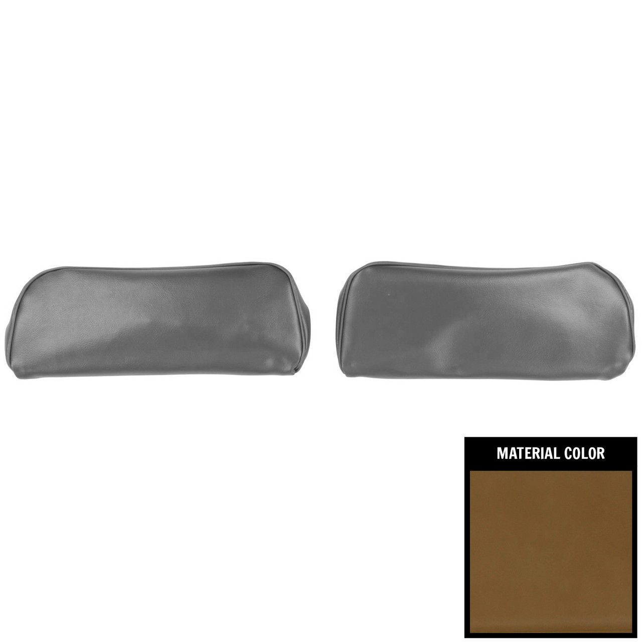 1968-72 Chevelle, GTO, Cutlass, Skylark, Nova; Bkt Seat Head Rest Covrs ...