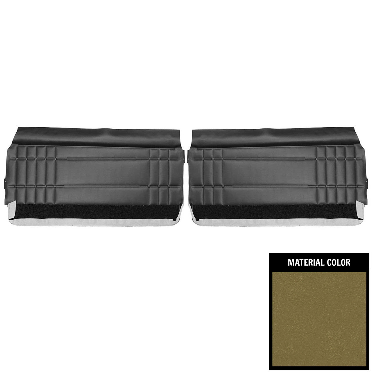 1968 Chevrolet Caprice Ivy Gold Front Door Panels - Parts Unlimited ...