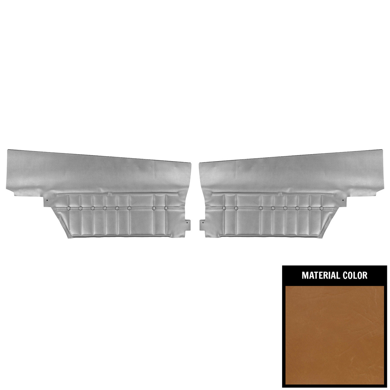 1968 Chevrolet Caprice Hardtop Ivy Gold Rear Door Panels - Parts ...