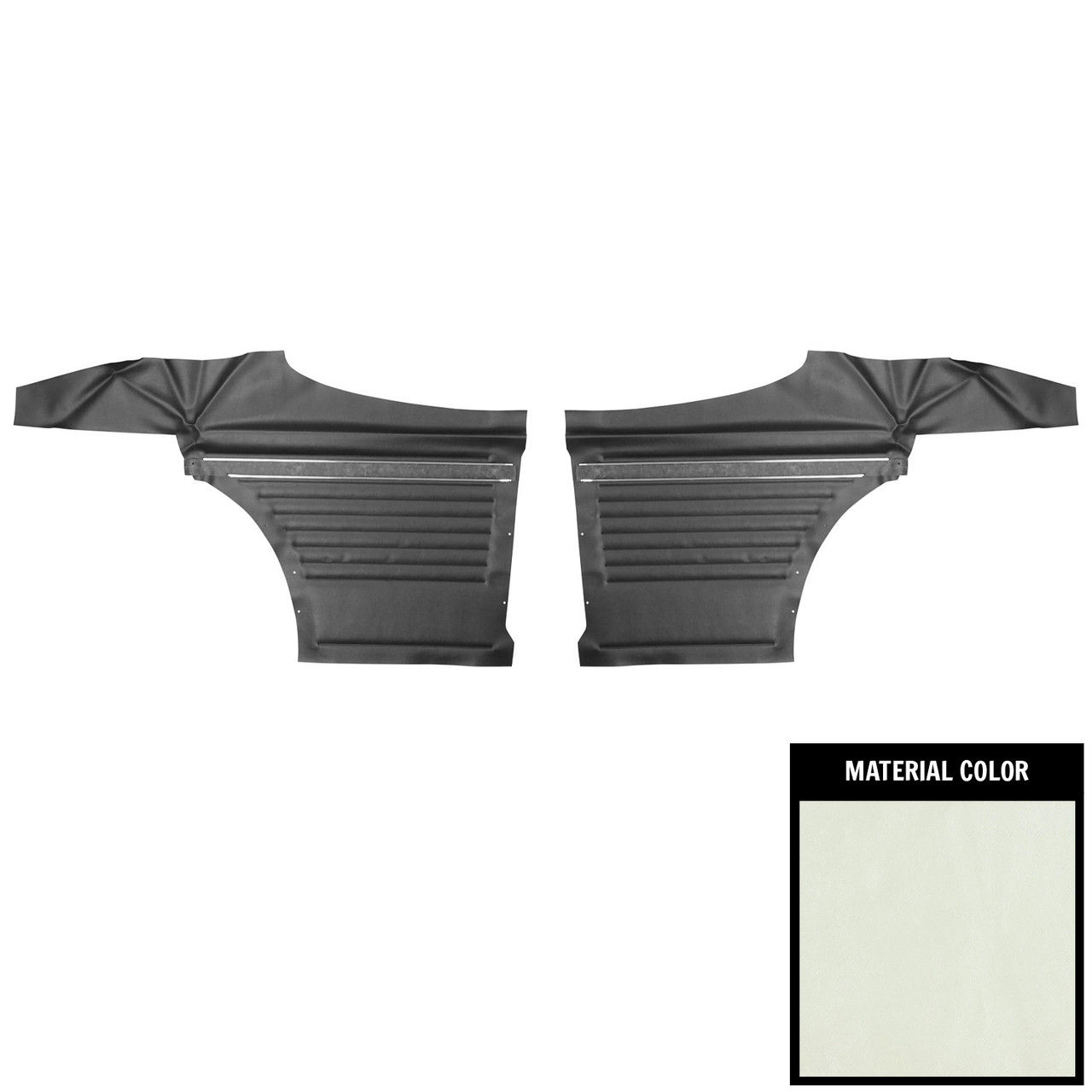 1970 Oldsmobile Cutlass "S" Sedan Pearl/Black Rear Door Panels - Parts ...