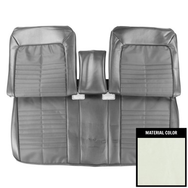 1971 Pontiac GTO/LeMans Sport Pearl Front Bench W/Arm Rest Seat Cover ...