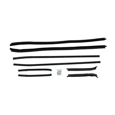 1971-73 Mustang; 2 Door Fsbk; 8-Pc Wndw Felt Kit (Windowfelts ...
