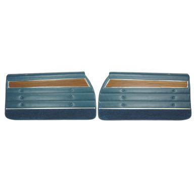 1972 Oldsmobile Cutlass /"S" Pre-Assembled Blue Front Door Panels ...