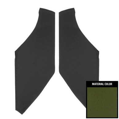 1967-76 Dodge Dart; Hardtop; Perforated Sail Panels; Dark Green - Parts ...