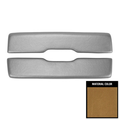 1967 Chevrolet Impala Gold Arm Rest Pads - Parts Unlimited Interiors, Inc.