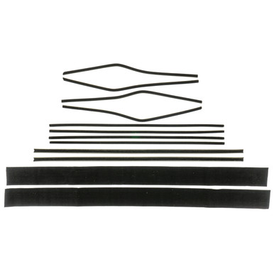 1955-57 Bel Air; Convertible; 8-Pc Wndw Felt Kit (Windowfelts ...