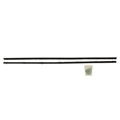 1965-66 Mustang; 2 Door Fstbk; 2-Piece Outer Window Felt Set ...
