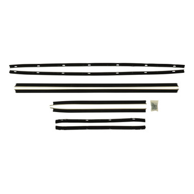 1970-71 Ford Torino; 2 Door Fastback; 8-Pc Window Felt Kit (Replacement ...