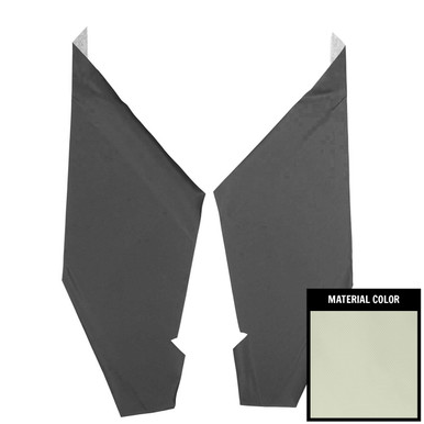 1964-65 Chevelle; 2 Door Hardtop; Basketweave Sail Panels; White ...