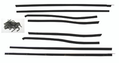 1957-58 Mercury, Edsel; Convertible; 8-Piece Window Felt Kit (Top ...
