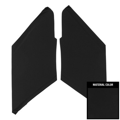 1966-67 Pontiac GTO, LeMans; Sedan; Perforated Sail Panels; Black ...
