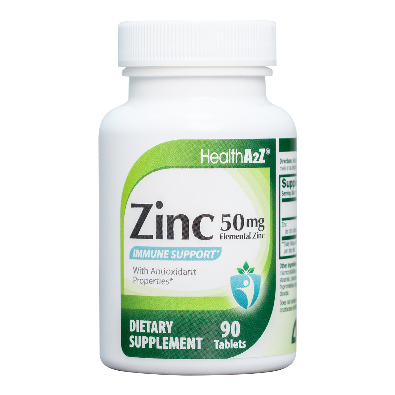 HealthA2Z® Zinc 50mg Tablet 0.75g, 90 ct