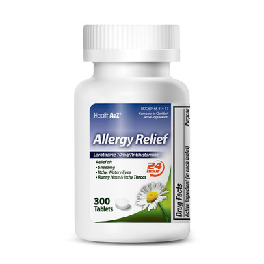 HealthA2Z Allergy Relief, 300 Tablets
