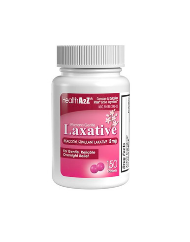 HealthA2Z® Woman's Gentle Laxative | Bisacodyl Stimulant Laxative 5mg ...
