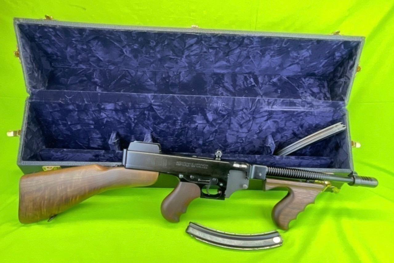 AUTO ORDNANCE THOMPSON 1928 A3 22 LR TRANSFERABLE MACHINE GUN FULL AUTO ...