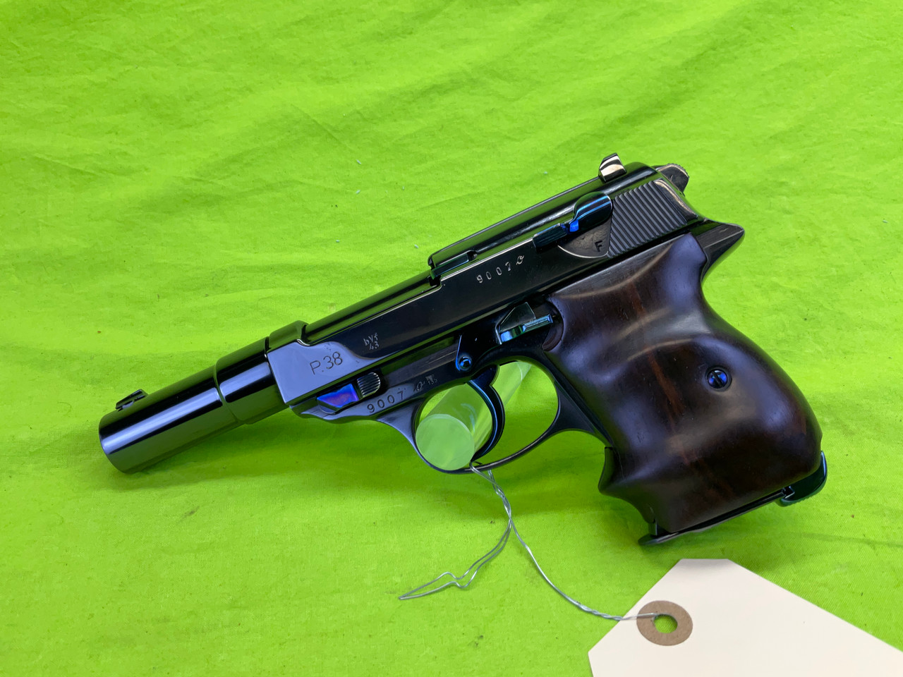 Custom German P-38 P38 Heavy Barrel Bobbed Grip 9MM Martz Style 1 Of 1 WWII Collectible ...