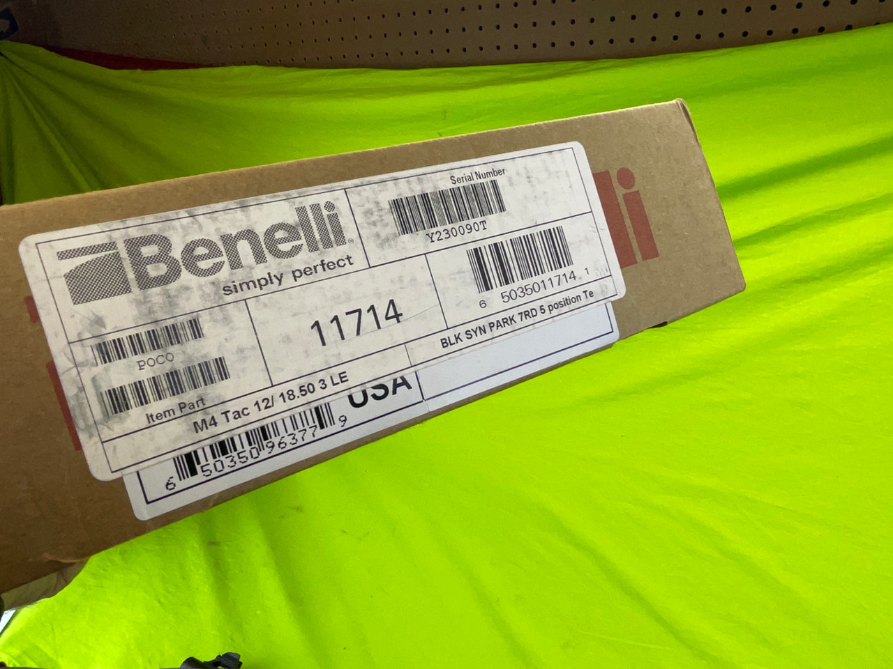Benelli M4 18.5" Shotgun 5-Position 7+1 Full Tube GEN 2 11714 LE Tactical