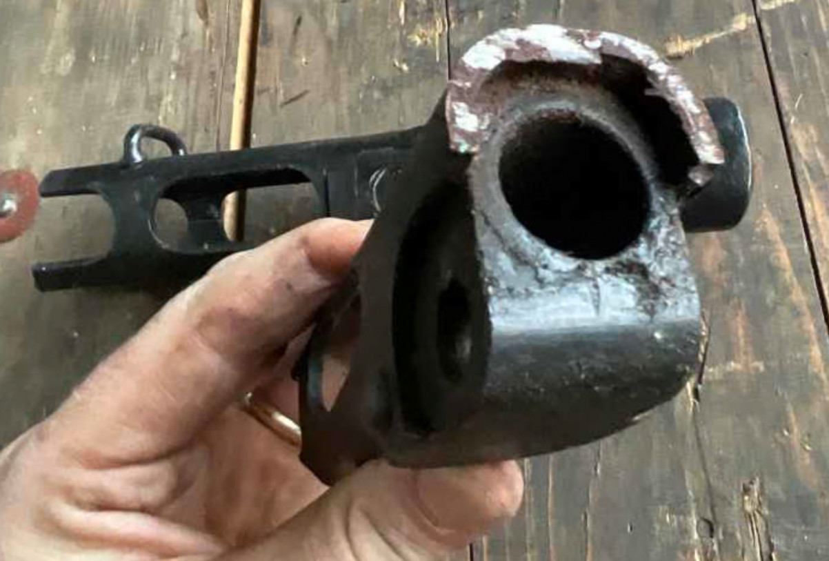 RARE Russian PPSH-41 Barrel Shroud & LIVE Trunnion Tokarev 7.62X25 ...