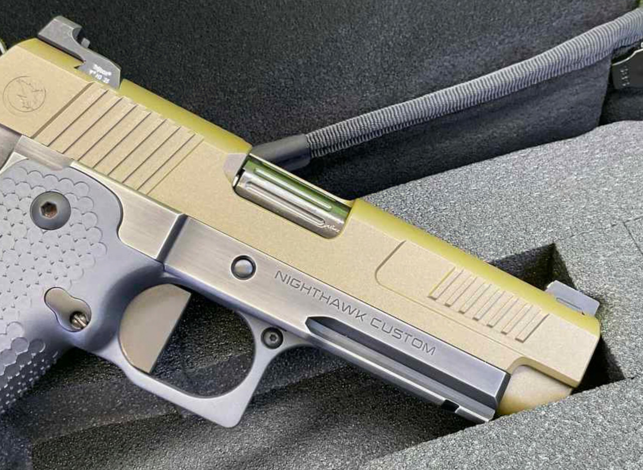 New NIGHTHAWK CUSTOM Delegate 2011 Commander 9MM FDE SANDHAWK Nitride ...