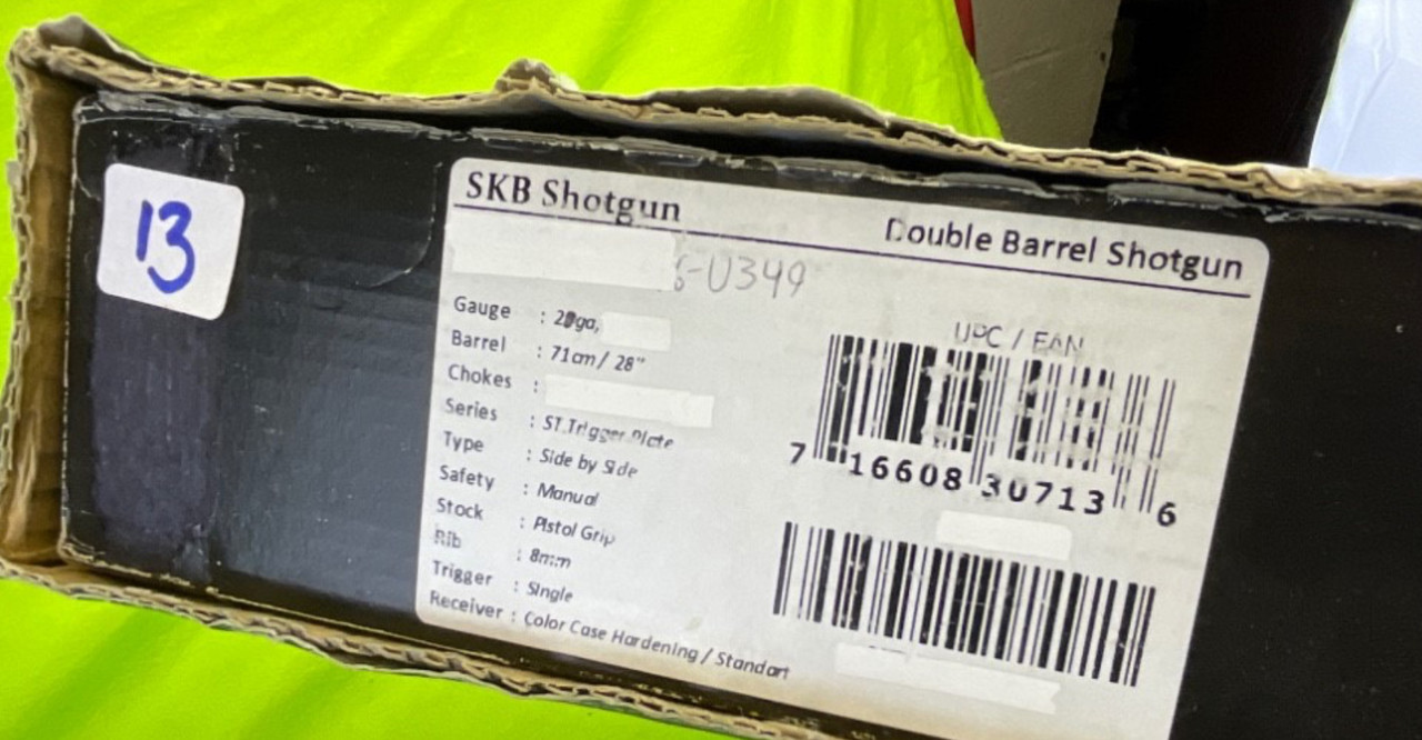 Ithaca SKB 100 20 Gauge 28 In SxS Double Barrel Shotgun Single Trigger Ext