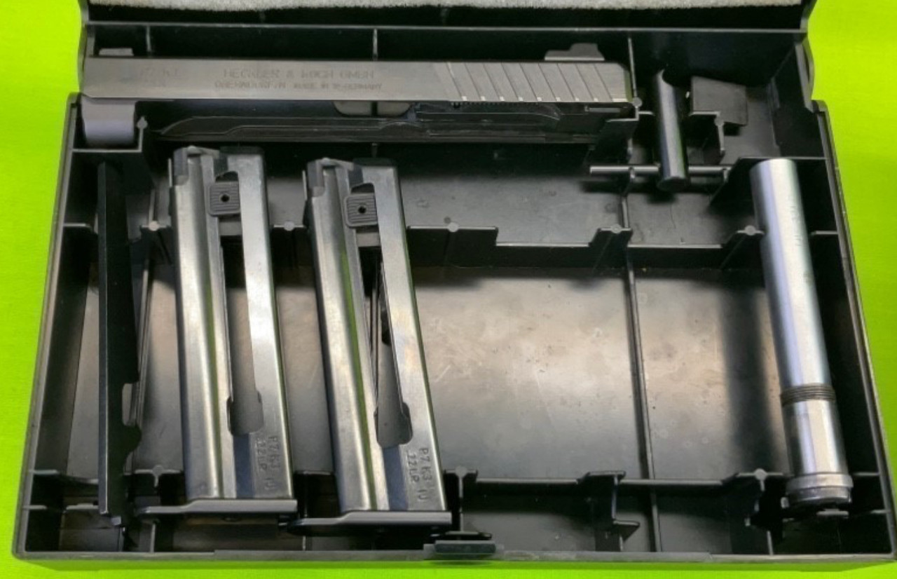 Heckler Koch H&K P7 K3 IH MFG 1987 Squeeze HK 380 ACP Auto 22 Conversion 9K