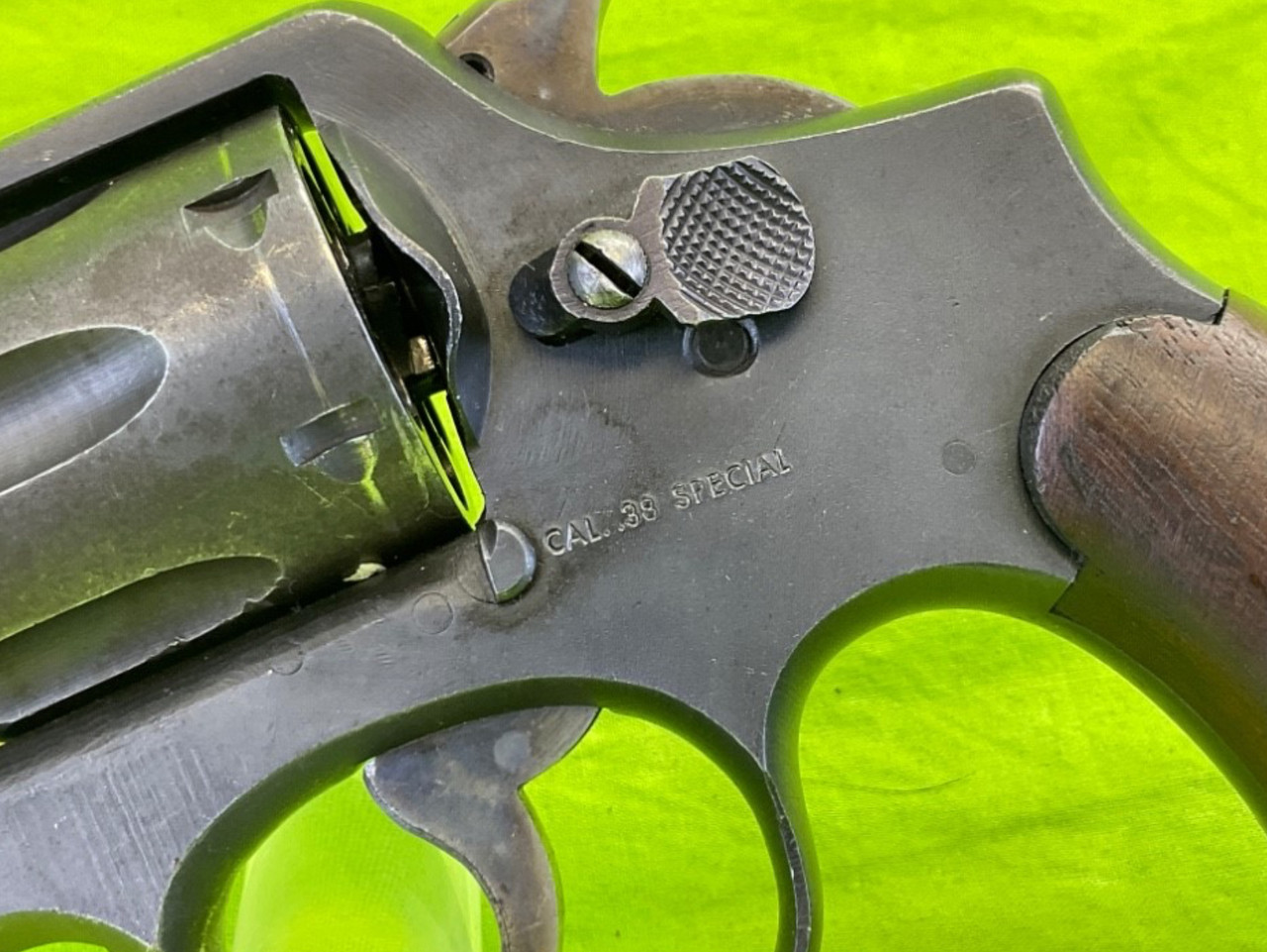 SMITH & WESSON VICTORY 38 Special S&W US PROPERTY GHD UNIT RACK MARK WWII
