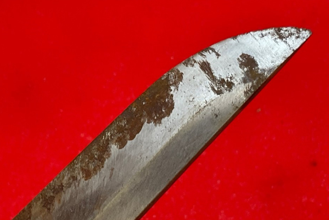 WWII Military Japanese Wakizashi Sword 18 In Blade Wood Scabbard Imperial