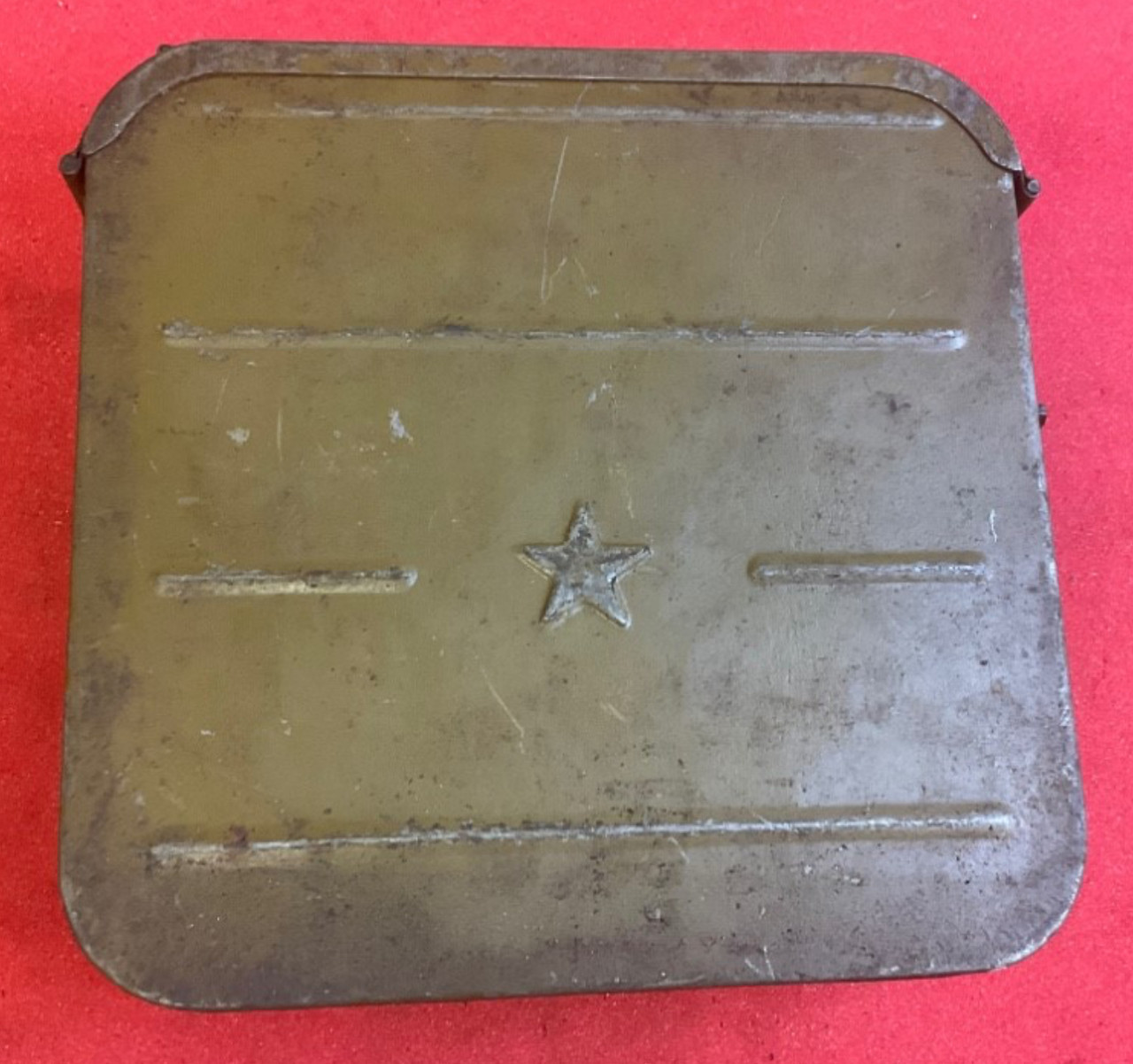 Russian USSR Maxim 1910 Ammo Can 200 Round Belt Fed Feed 7.62X54 M1910 ...