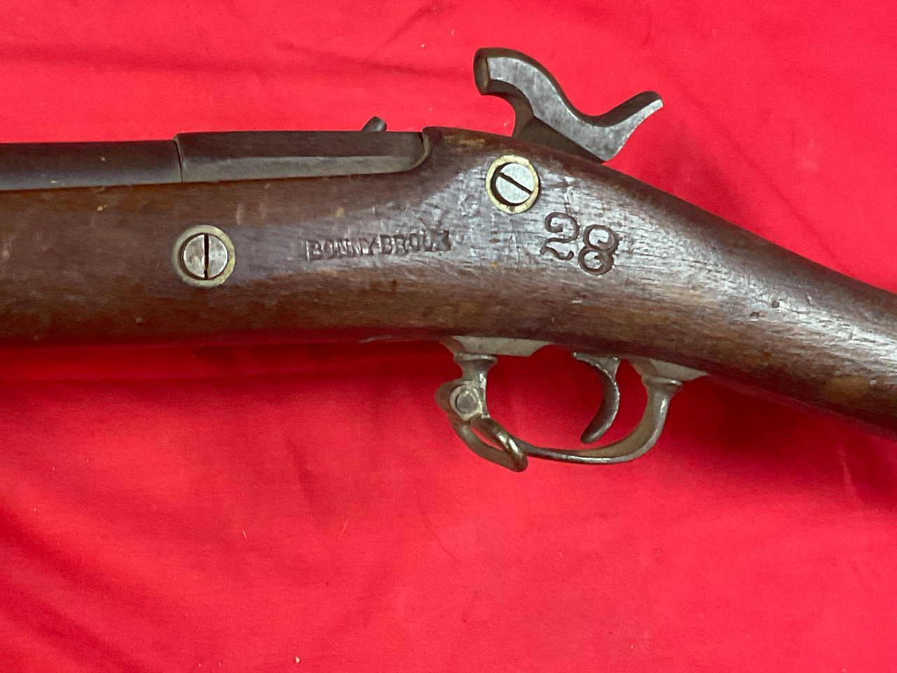 Vintage Civil War Quaker Musket Wooden Barrel Trainer Souvenir Bannerman