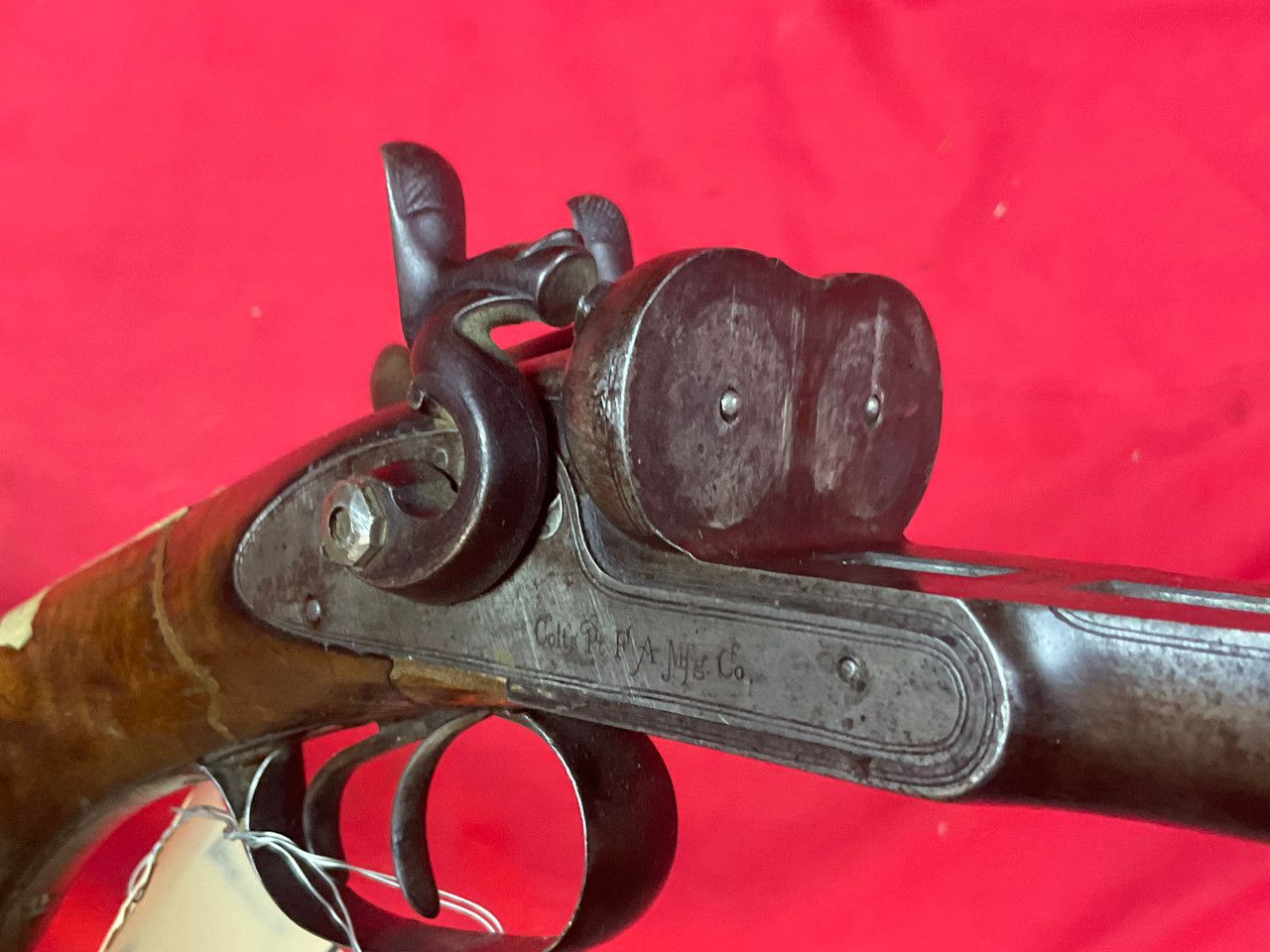 Colt Model 1878 28 In 10 GA SXS Hammer Double Barrel Shotgun 1880 Antique