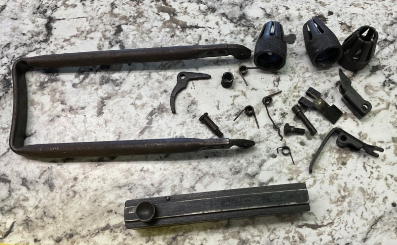 Danish Madsen M50 M-50 SMG 9MM 9x19 NATO Post WWII Parts Kit Bolt Stock C&R