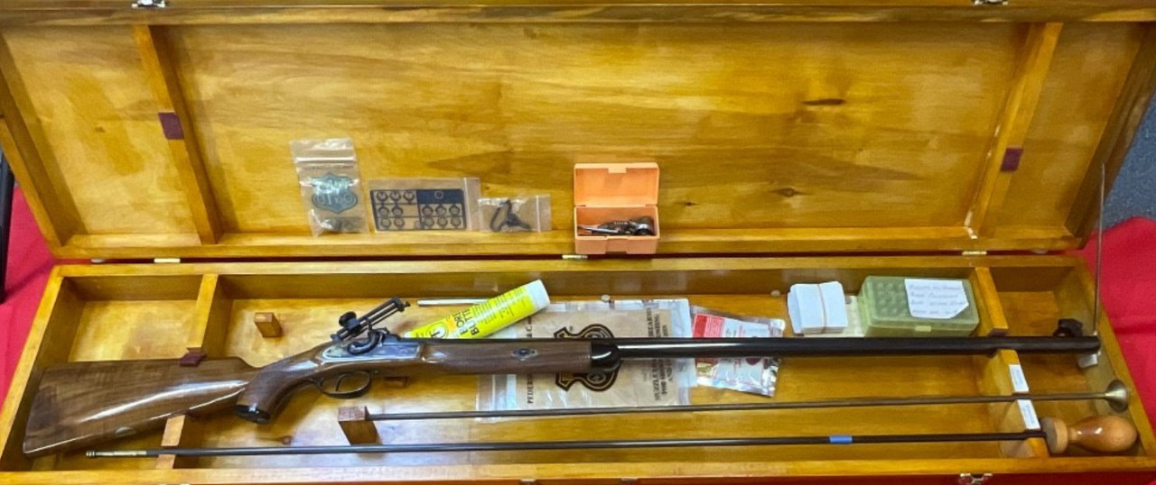Pedersoli Gibbs Target Single Shot Percussion Rifle 451 45 36 In FULL KIT