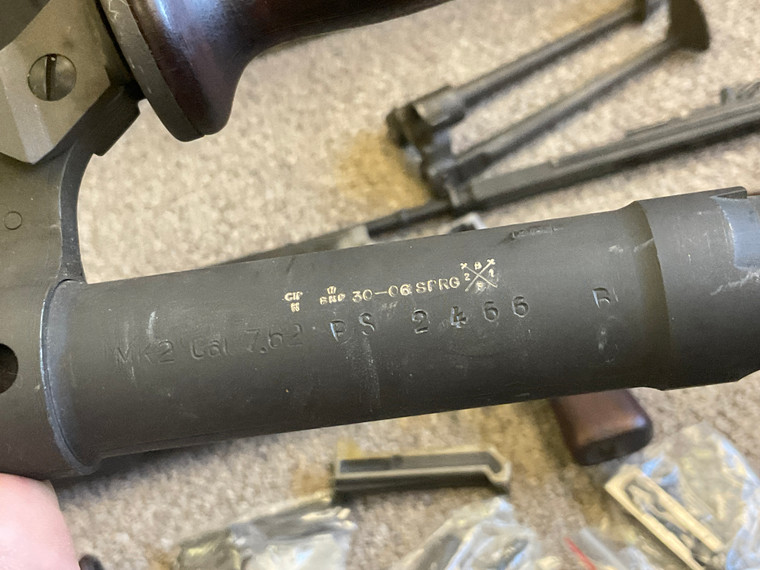 Rare ITALIAN Breda BREN 30-06 Parts KIT Live Barrel & CRATE Post WWII #1